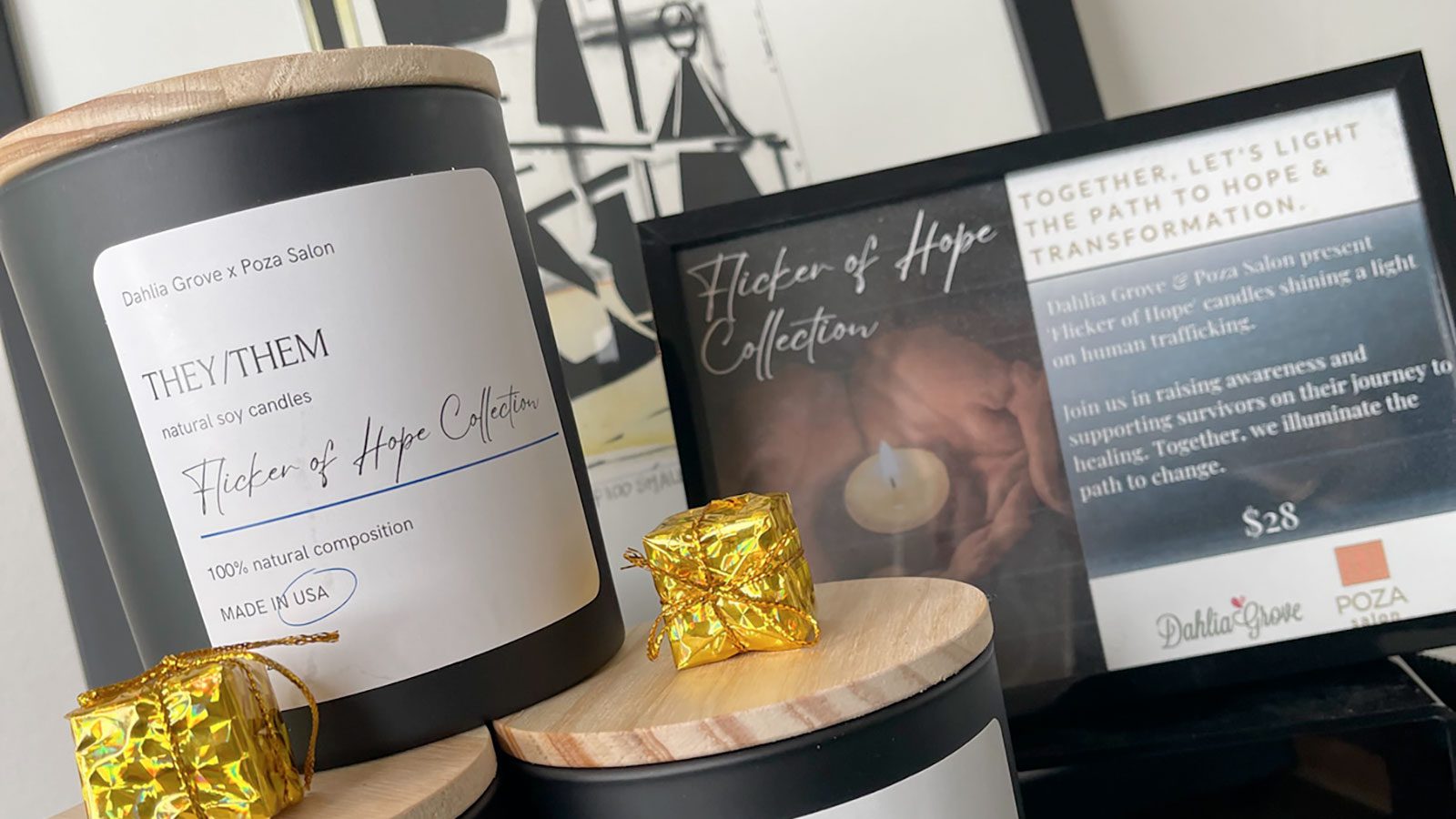 Poza Salon & Dahlia Grove: A Partnership Illuminating Hope - POZA Salon